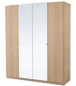 Home Wood Panel Furniture Adjustable Convertible Storage Wardrobe Cabinet