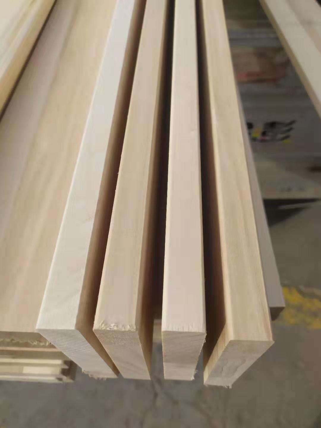 100mm-2440mm Solid Wooden Board Poplar Wood Panel Grade AA AB BC