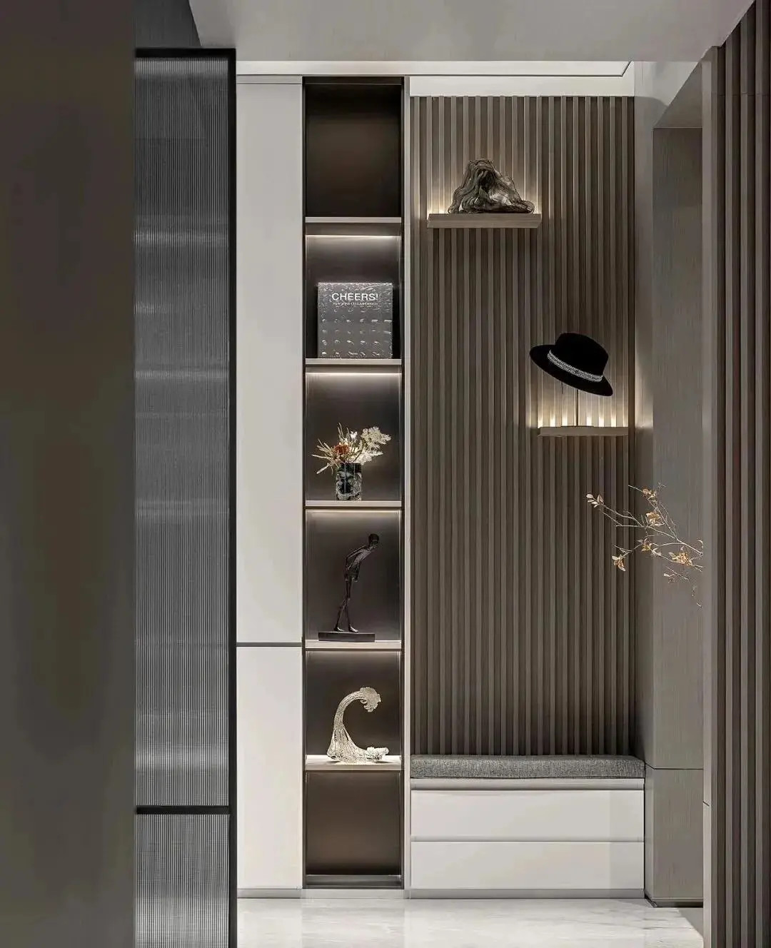 CE / ISO9001 Wpc Wood Slat Panel Wpc Decorative Panels UV Resistance