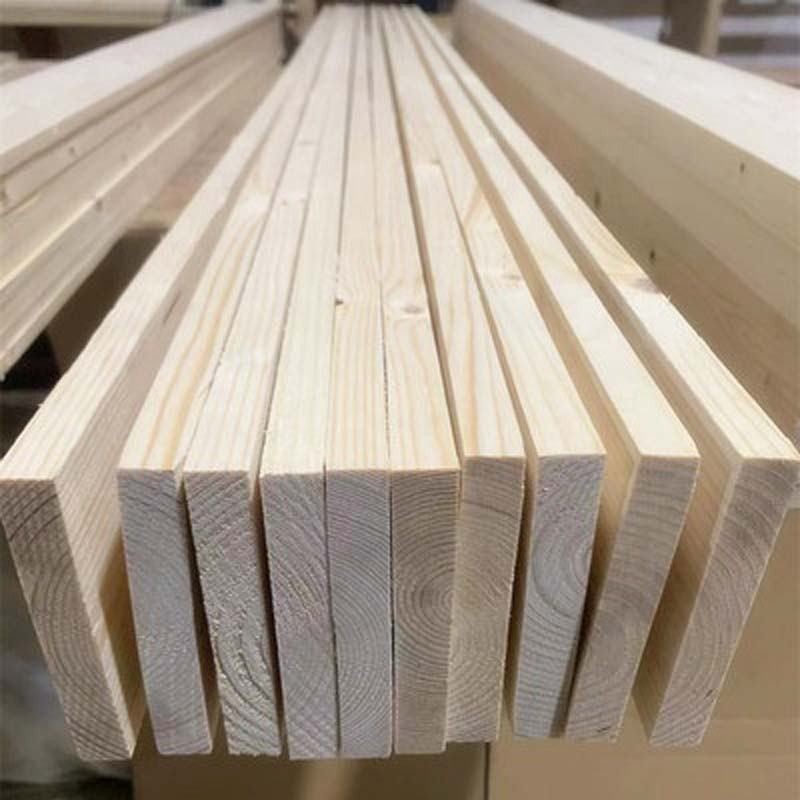 Customizable Solid Wood Panels Fresh Texture Spruce Pine Wood Bed Board