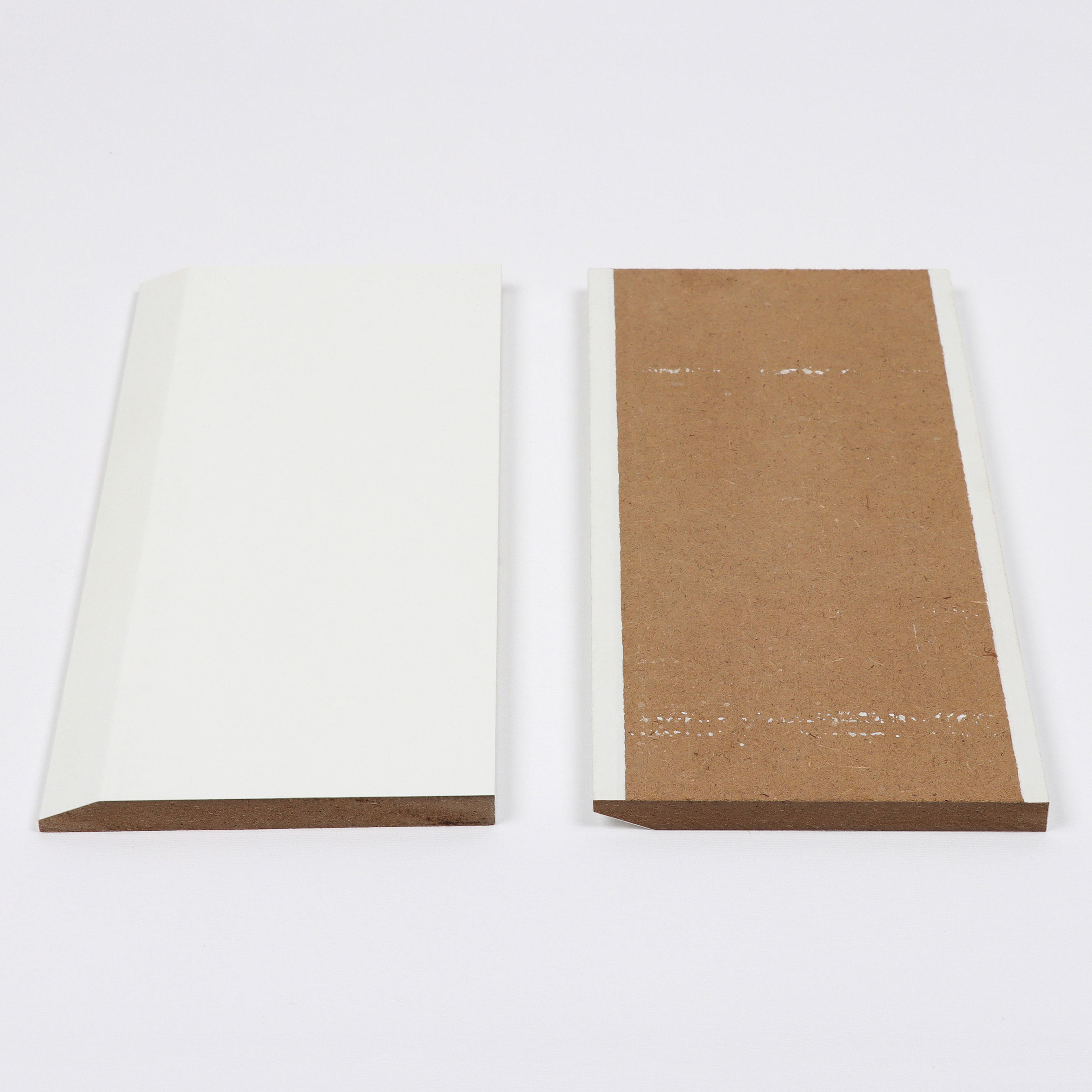 Customized White Primed Wood Boards Wood Wall Baseboard Skirting Molding