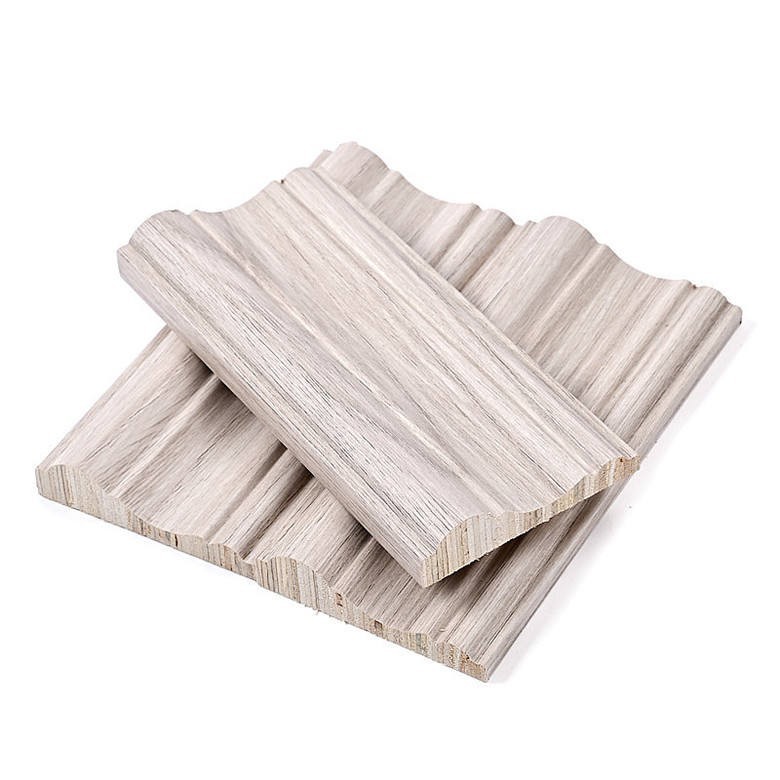 FSC Architectural Primed Wood Boards Primed Trim Board Wood Crown Moulding