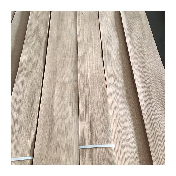 Modern 0.5mm Red Oak Wood Veneer Sheets Quarter Cut High Durability
