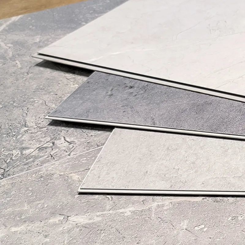 Nội thất chống nước PVC SPC gỗ đá cẩm thạch Bảng tường Click Vinyl Bọc ...