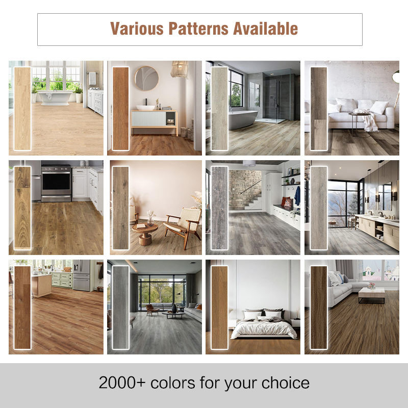 Waterproof PVC Floating Click Plank Parquet Flooring Vinyl Laminate SPC ...
