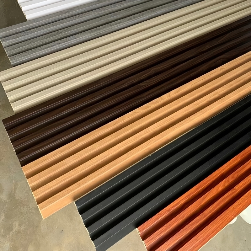 Modern WPC PVC Fluted Wall Cladding - Waterproof & Soundproof