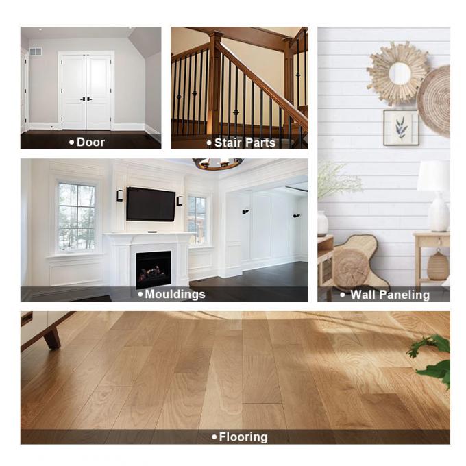 Waterproof White Primed Mdf Baseboard Primed Wood Molding Corner Decoration